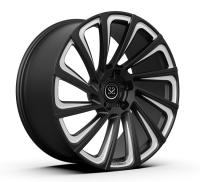 China 23inch 23 X 11 Forged Monoblock Rims Matte Black Milled Mercedes Benz G Class Wheels for sale