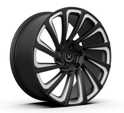 China 23inch 23 X 11 Forged Monoblock Rims Matte Black Milled Mercedes Benz G Class Wheels for sale