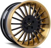 China Custom Brushed Lip 3 Piece Forged Alloy Rims 20 X 12 And 21 X 13 For 2020 Audi R8 for sale