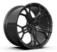 China Polished Lips 1 Piece Forged Rims Monoblock Matte Black 20inch Porsche 911 Concave Wheels for sale