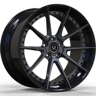 China 20 And 22 Custom 2PC Forged Aluminum Alloy Rims Grey Face For TESLA MODEL X FACELIFT for sale