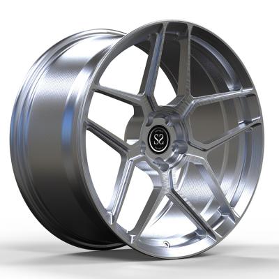China Bruhsed 1-PC Alloy Wheels Rims Staggered 21x10 And 21x11.5 Clear For BMW X5 M for sale