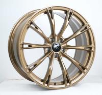 China Bronze Paint Monoblock Forged Wheels For Audi A4 Concave 1 Piece Custom Rims for sale