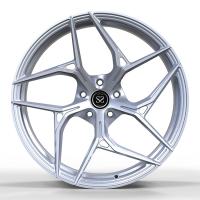 China Silver 1PC Forged Aluminum Alloy Rims C6 Custom Staggered 19 And 20 for sale