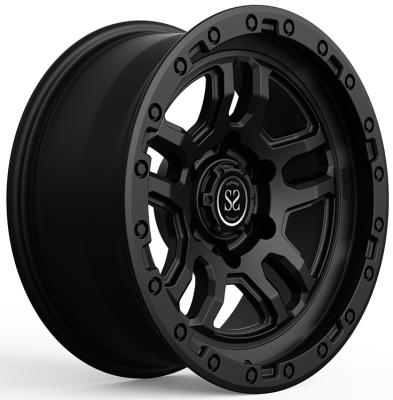 China 20x8.5 6x114.3 Custom Black Forged Monoblock Rims For NISSAN NAVARA D23 for sale