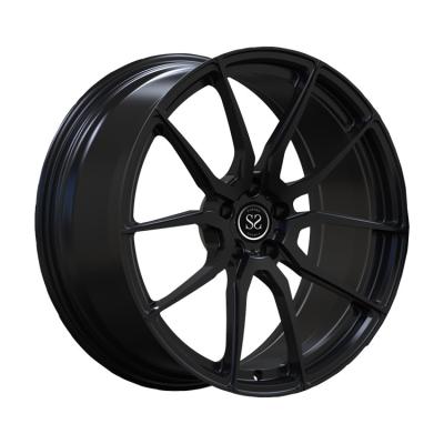 China 22 23 24inch Satin Black Forged Wheels For BMW Mercedes Benz Porsche Aluminum Rims for sale