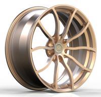China Custom Aluminum Alloy Forged Wheels Champagne Gold For BMW 520d F10 Rims for sale
