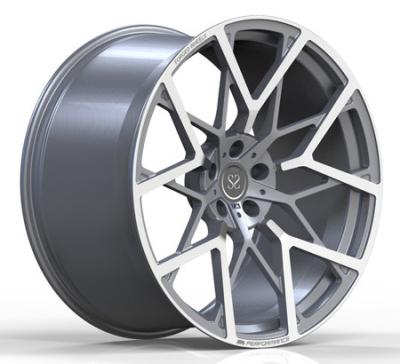 China Staggered 21X9 21x11 Machined Grey Monoblock Forged Rims For BMW X5 F15 Alloy Wheels for sale