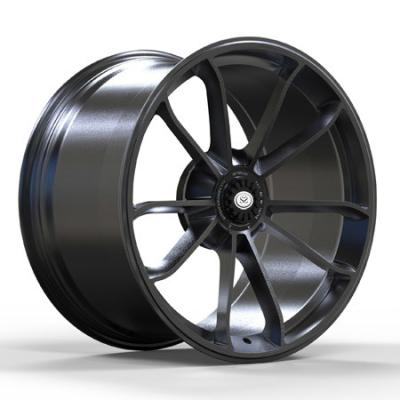 China Center Lock Custom Forged Monoblock Rims Wheels For Porsche Brushed Black 21x11