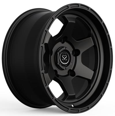 China Mitsubishi Triton III Custom Forged Rims 5x114.3 17x9 Satin Black for sale