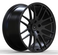 China Custom Forged Rims For BMW Mercedes Benz Porsche Satin Black Monoblock 1 Piece Concave Car Wheels for sale