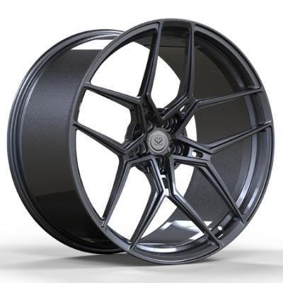China Gun Metal Staggered Forged Monoblock Wheels 21inch For Ferrari 488 Custom Rims for sale