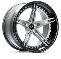 China 19x8.5 And 19x9.5 Custom Forged 3PC Rim For Mercedes-Benz C-Class AMG C 63 S Br205 for sale