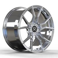 China 22 Inch Monoblock Car Polished 1 Piece Forged Wheels For Mercedes Benz For Porsche Rims for sale