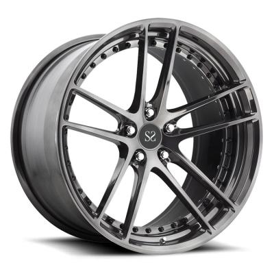 China 21 Inch Hyper Silver 1PC Forged Car Alloy Rims For Tesla Wheels Custom Luxury Rims for sale