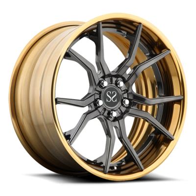 China Porsche 911 2 Piece Forged Wheels 5x130 Passenger 18 19 20 21 22 Inch for sale
