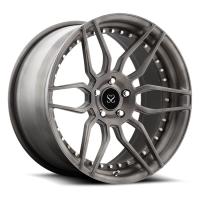 China Macan Wheels 18 19 20 21 22 Inch 5x130 2-Pc Forged A6061 T6 Alloy Styling Rims for sale