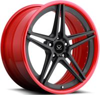 China Bmw M4 Wheels 18 19 20 21 22 Inch 5x120 Forged Alloy Custom Rims 2 Pc Red Machine Lip for sale
