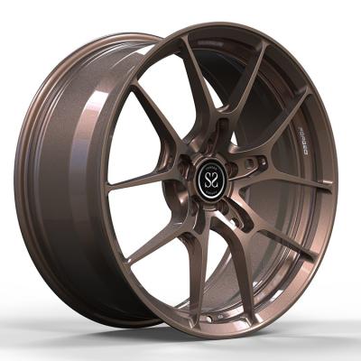 China Toyota Corolla Sport E210 1 Piece Forged Wheels 18x8 And 18x9 5x100 Custom for sale