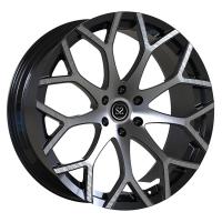 China Ram Trx 20x11 Custom Black Brushed Face 1 Pc Forged Aluminum Alloy Rims for sale