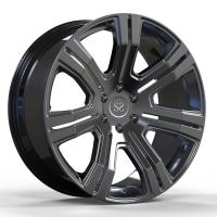 China Custom Hyper Black Wheels Forged 1 Piece Monoblock for Range Rover Car Rims for sale