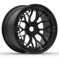 China BMW X5 F15 21x9.5 and 21x11 Custom Matt Black 2-PC Forged Aluminum Alloy for sale