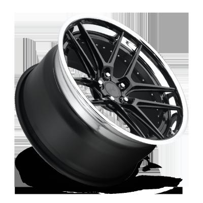 China 17 18 19 20 21 22 Inch Black For BMW 525i Wheels 3 PC Forged Alloy Custom Rims for sale