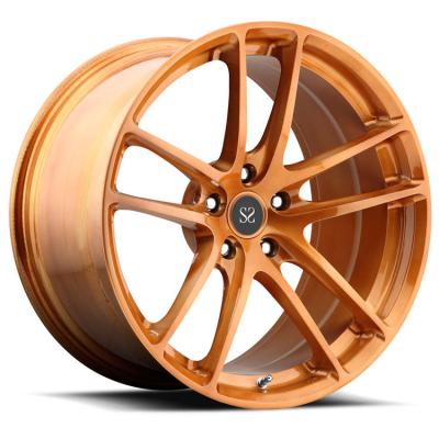 China 1-PC 18 19 20 21 22 Inch Orange Machine Face For Jaguar XJS Rims Forged Alloy Custom Wheels for sale