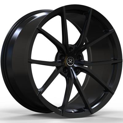 China Staggered 20x10.5 And 21x11.5 Gloss Black Custom 1-PC Forged Rims F BMW M3 for sale