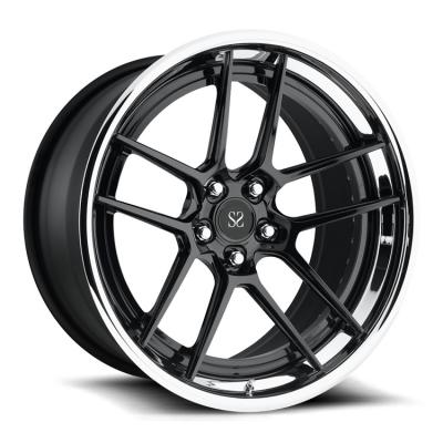 China Polished SF90 wheels 2-PC 18 19 20 21 22 Inch Forged Alloy Custom Rims for sale