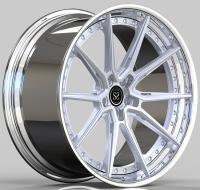 China S Class W222 Tuning Forged 2-PC Rims 22x10 And 22x11 Polished Lip+Brushed Disc for sale