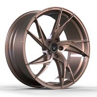 China 9.5Jx20 And 10.5Jx20 Custom Satin Bronze 2-PC Rims For BMW M2 2016 Year for sale