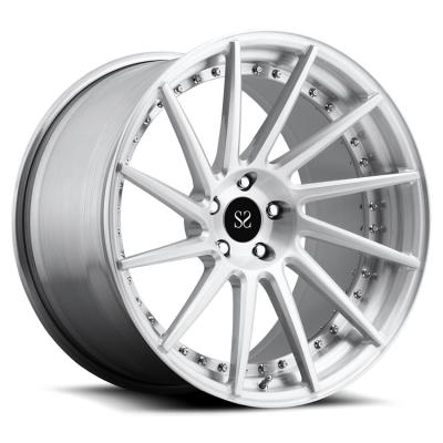 China Silver Barrel For BMW M8 Wheels 23 Inch 2-PC Forged Alloy Custom Rims for sale