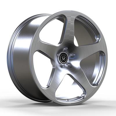 China BMW Z4 YEAR 2011 5-Spokes Custom 1-PC Rims Brushed Face 20x9 and 20x10 for sale