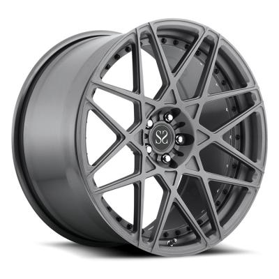 China Monoblock Forged Alloy Performance Rims 18 19 20 21 22 23inch Gray For GTR Wheels for sale