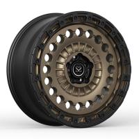 China Off Road wheels 20inch 20x8.5 for Renge-Rover Discovery 5 Matte Bronze Black 4X4 Beadlock Rims for sale