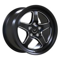 China Audi A6 C8 2018-2023 20x8.5 Gloss Black Milled 1 Piece Forged Rims for sale