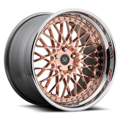 China 18 19 20 21 22 Inch Polished For X5M Wheels 2-pc  Forged Aluminum Alloy A6061 T6 Styling Custom Rims for sale