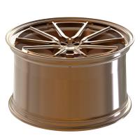 China G70 BMW 760 Custom 1-PC Forged Rims 22x9.5 and 22x11 Gloss Bronze for sale