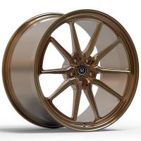 China G70 BMW 760 Custom 1-PC Forged Rims 22x9.5 and 22x11 Gloss Bronze for sale