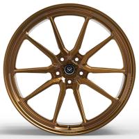 China G70 BMW 760 Custom 1-PC Forged Rims 22x9.5 and 22x11 Gloss Bronze for sale