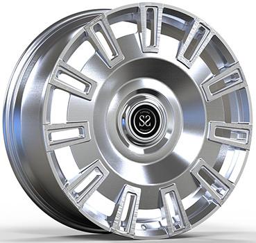 China 24 X 10.5 And 11 Custom 1 Piece Forged Wheels Brushed Face For Rolls Royce Cullinan for sale