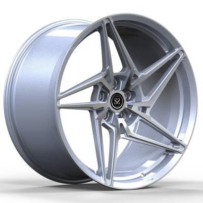 China Mercedes Benz W222 Custom 1 Piece Forged Wheels Gloss Silver 20x8.5 And 20x9.0 for sale
