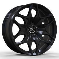 China VW ID Buzz Custom Forged 2-PC Rims 22x9.0 and 22x10.5 Satin Black for sale