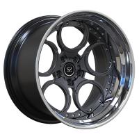 China 19 20 Inch Forged 2 PC Alloy Rims Custom For Mustang 500 Brush for sale