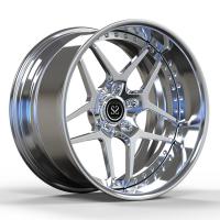 China Toyota 86 18x10.5 and 18x12 Custom 2 Piece Forged Wheels for sale