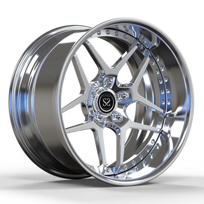China Toyota 86 18x10.5 and 18x12 Custom 2 Piece Forged Wheels for sale