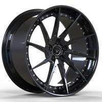 China Lamborghini Custom 20 Inch 2 Piece Big Lip Forged Wheel Rims 5x120 for sale