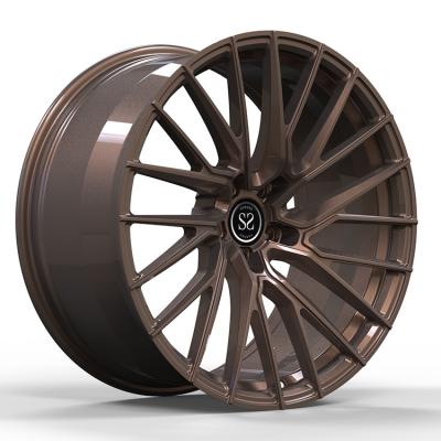 China BMW M6 2016 Year Gloss Bronze 1 Piece Forged Wheels 21x9.5 and 21x11 for sale
