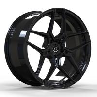 China 21x9.0 21x10 5x120 Forged Wheels Gloss Black For Tesla Model X for sale